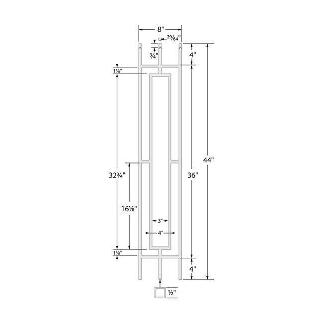Outwater | Tubular Rectangles | ZZ-PCB-SPN1-H