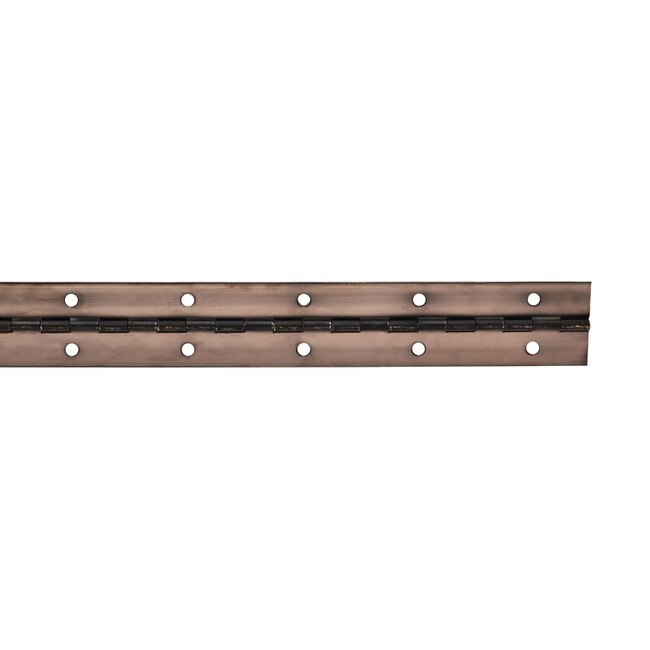 1-1/2in x .040 x 72in | Plated Piano Hinge with Steel Pin | PH-40-72-PARENT