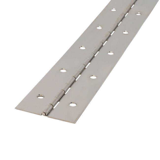 2in x .040 x 72in | Plated Piano Hinge with Steel Pin | PH-64-72-PARENT