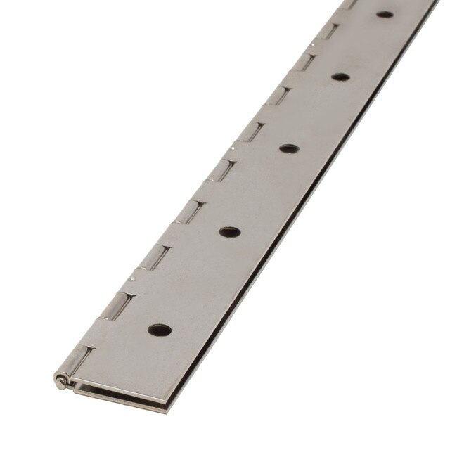 2in x .040 x 72in | Plated Piano Hinge with Steel Pin | PH-64-72-PARENT