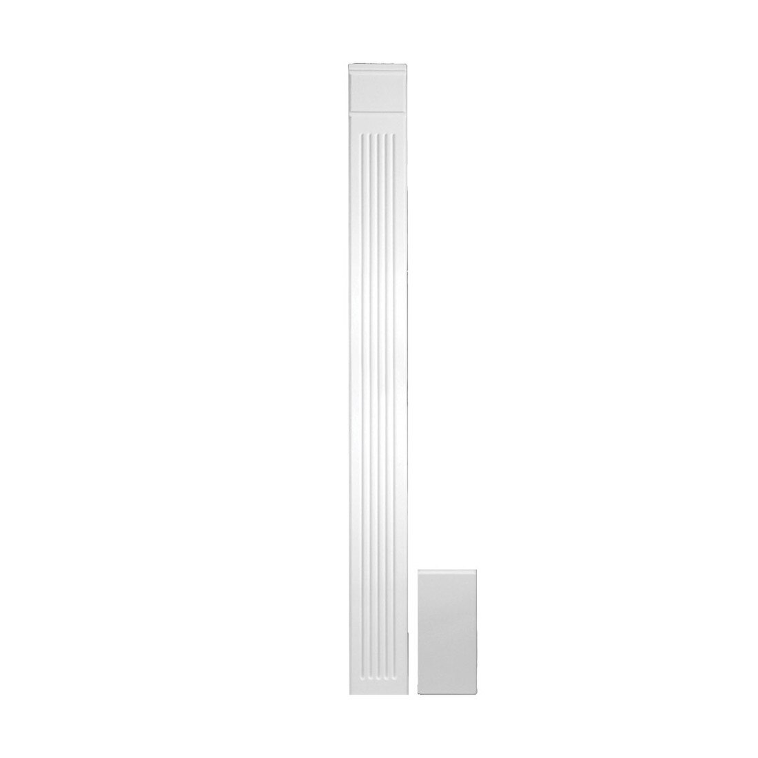 120 In High Pilaster | 5-1/4 In Wide Pilaster | Two Piece Adjustable ...