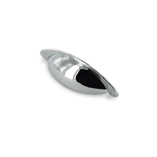 Polished Chrome Cup Pull 4 15/16" Overall 3"Cc