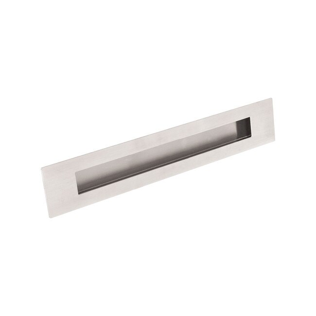 1 15/16" X 11 13/16" Brushed Stainless Recessed Door Pull