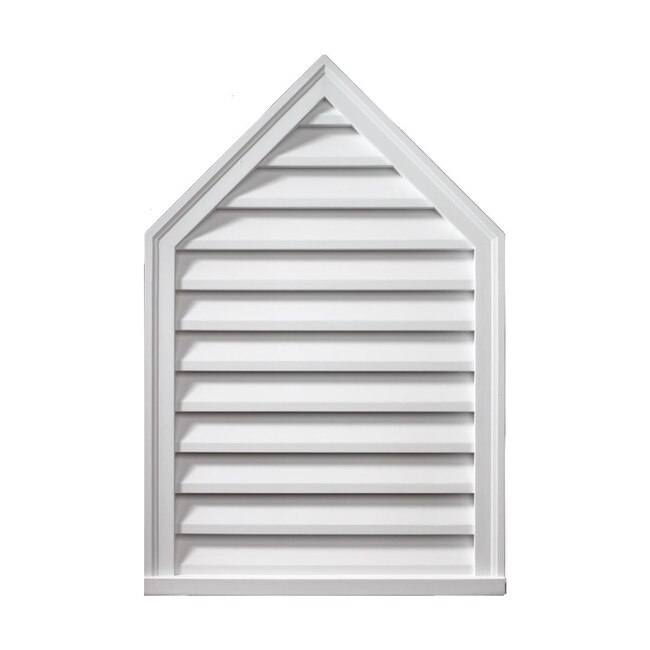 36" High x 18" Wide x 10/12 Pitch Decorative Peaked Louver