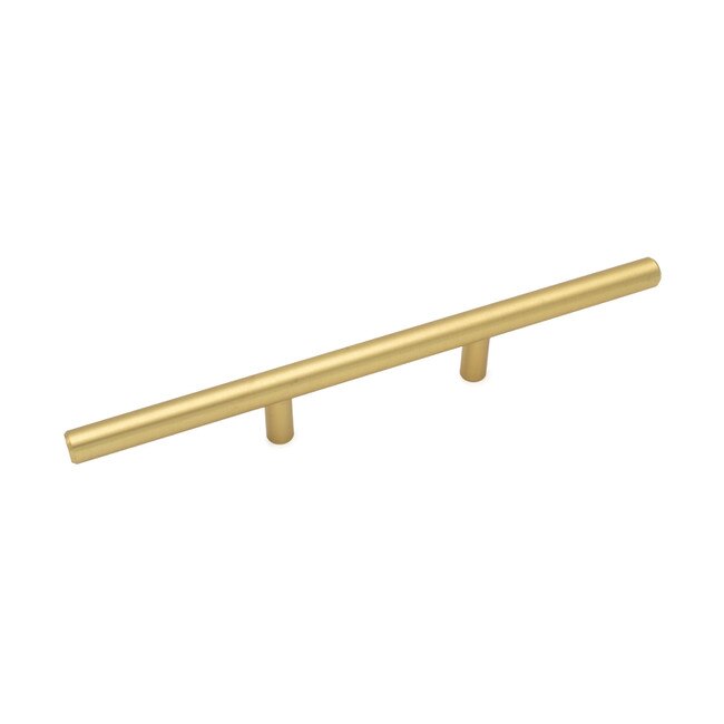 Satin Brass Finish 8-3/4" Long 3" CC Steel Bar Pull