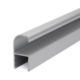 Clear Anodized | Satin Finish | Extruded Continuous Drawer Pull ...