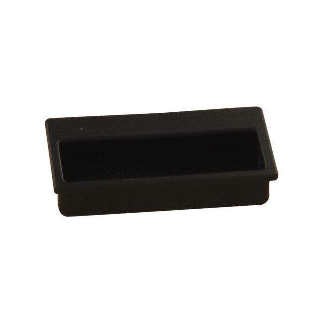 Black Abs Recessed Pull