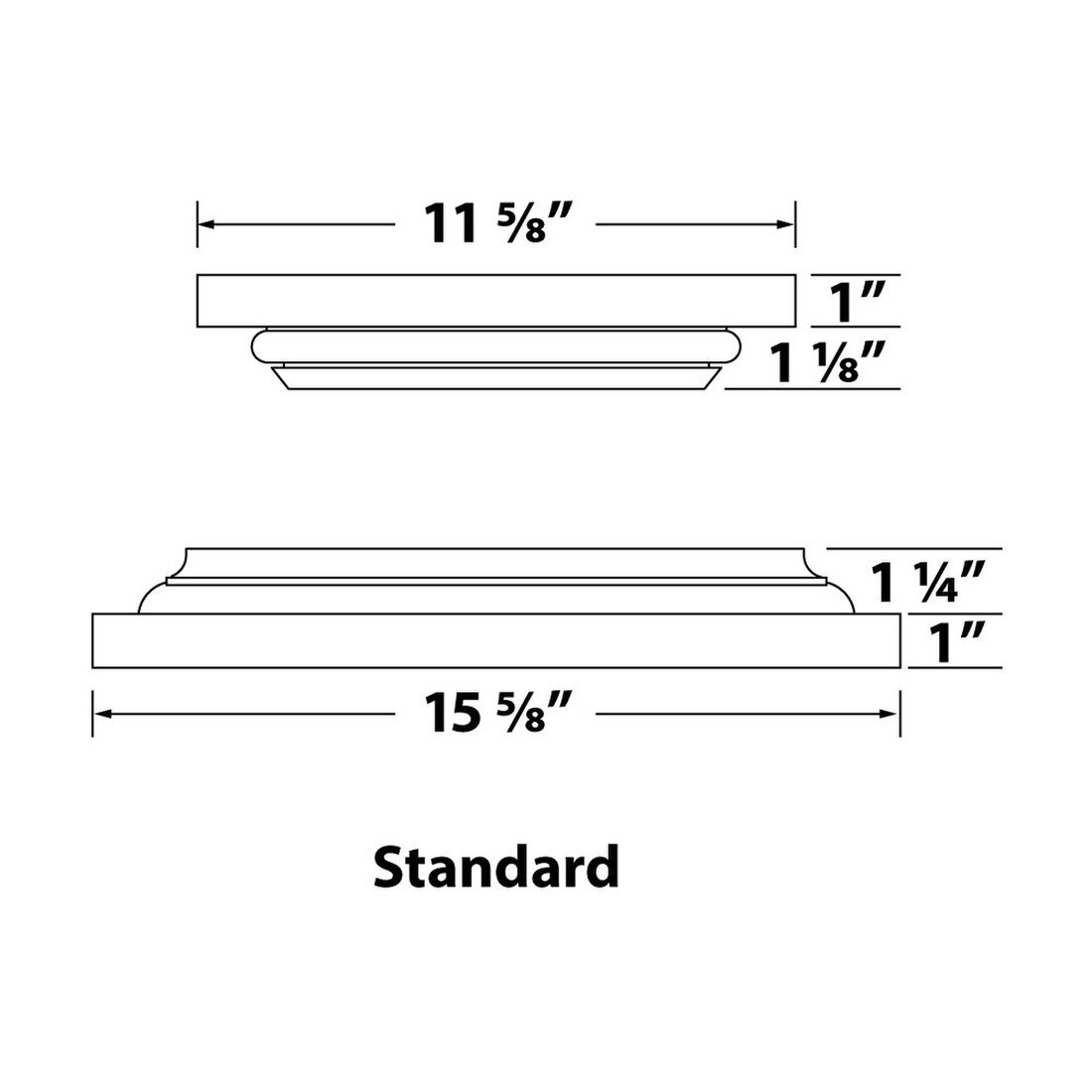 6' High x 12" Wide PVC Recessed Panel Tapered PVC Craftsman Series Column