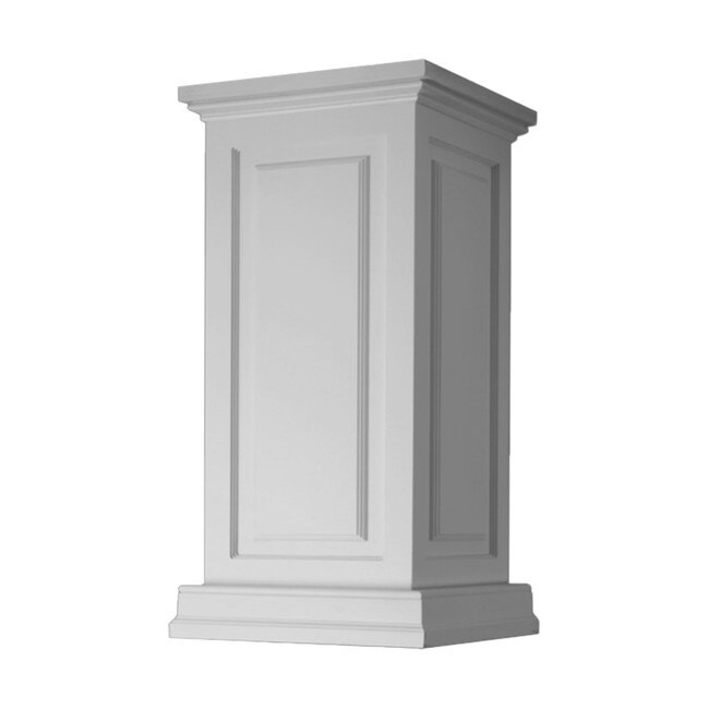 42" High x 14" Wide x 14" Deep Raised Panel PVC Craftsman Series Pedestal