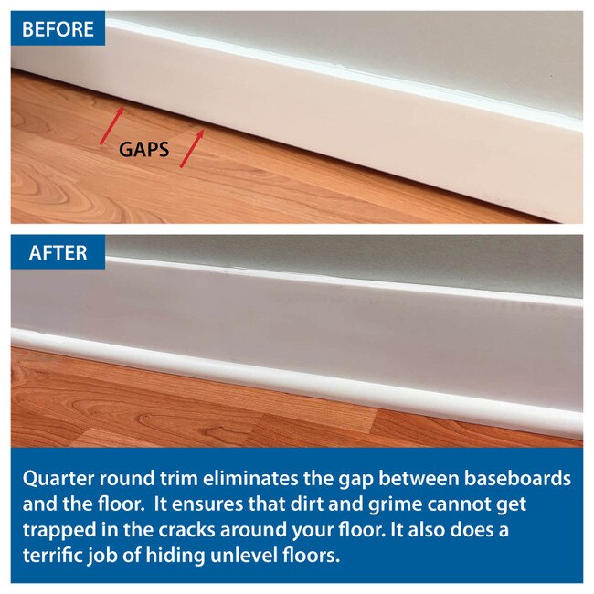 Quarer Round Moulding 3/4in H x 3/4in Proj | ZZ-RPS-0105