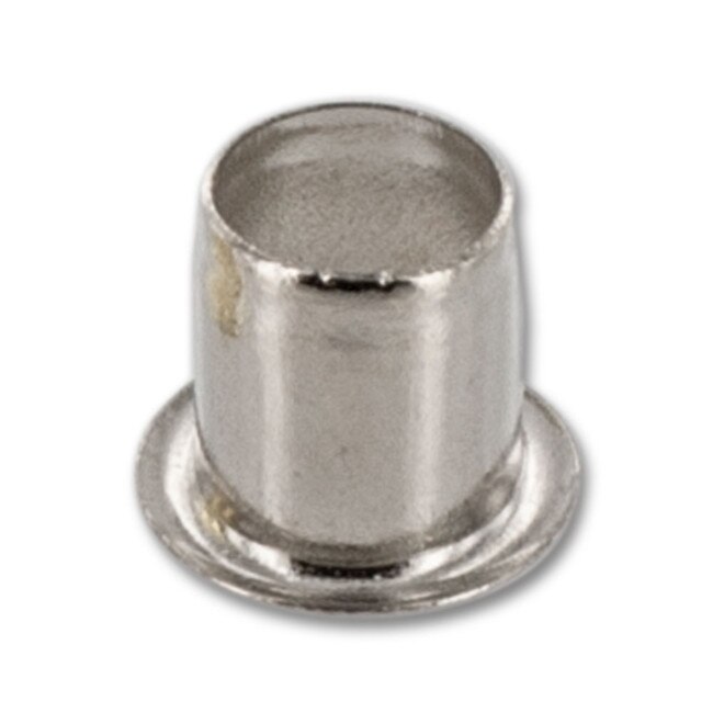 1/2in Dia x 1/4in H | Bright Nickel Plated Grommet for Shelf Support ...