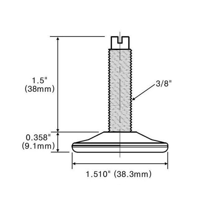 Furniture Foot Leveler | R33-FLT