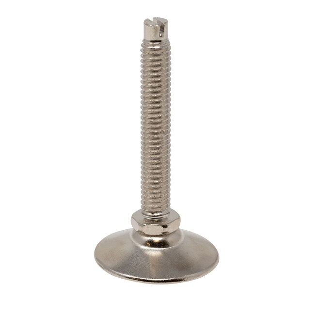 3/8-16 | Slotted Bolt Swivel | 1-1/2in Dia x 5/8in H Nickel Plated ...