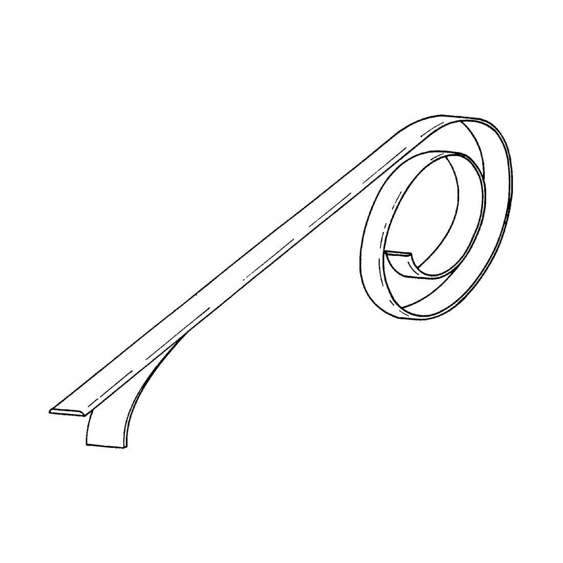 Off White HDPE Adhesive Glide Strip 21/32" Wide 1/32" Thick