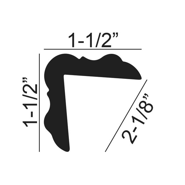 Corner Trim Moulding 1-1/2in x 1-1/2in x 1-1/2in Thick | 3P-RPS-2205-Parent