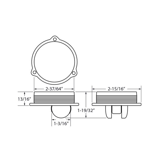 Recessed Swivel Caster