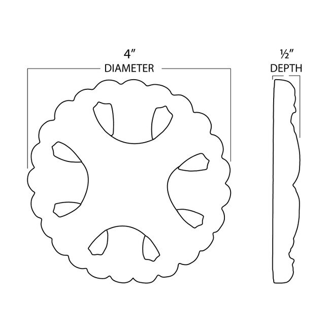 Decorative Wood Applique | RWC003
