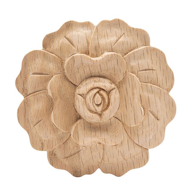 Hand Carved | Solid North American | Rosette Applique | RWC02 Series ...