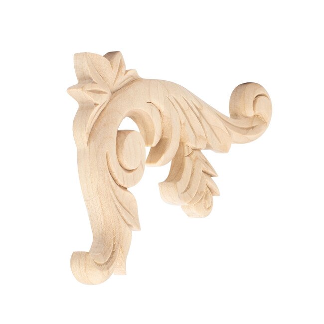 Decorative Architectural Wood Scroll | RWC201