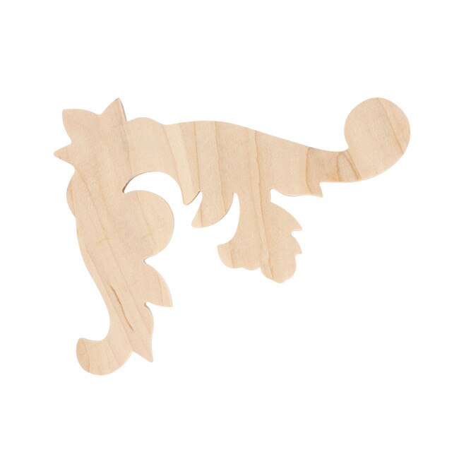 Decorative Architectural Wood Scroll | RWC201