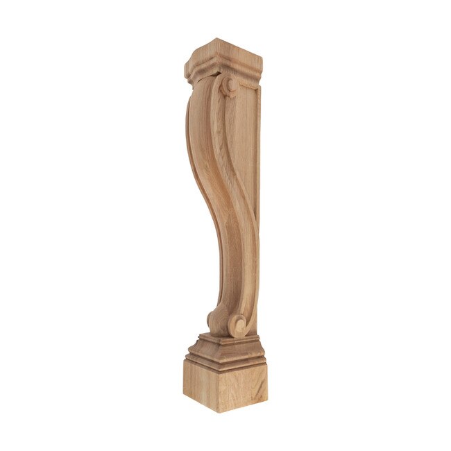 Carved Wood Furniture Leg | RWC37-BASE
