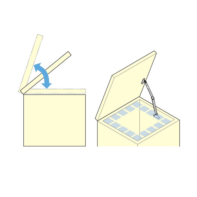 Sugatsune Stainless Steel Right Free Stop Torque Lid Stay | S-100T30R ...