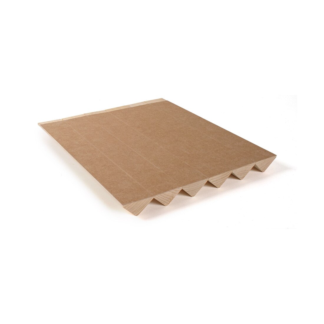 1ft Wide x 8ft High Unfinished Solid Decorative Tambour Sheet Triangle ...