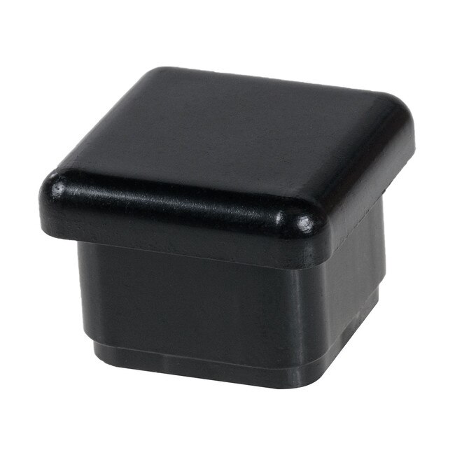 Square Plastic Standard End Cap 3/4in Sq | S50-1618BK