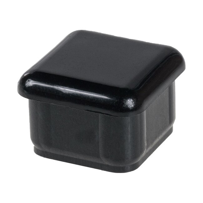 Square Plastic Standard End Cap 3/4in Sq | S50-2416BK