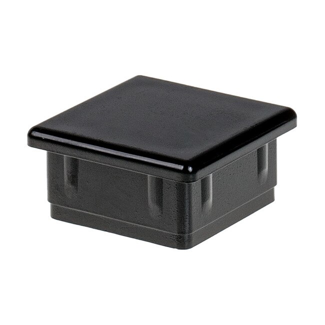 Square Plastic Standard End Cap 1in Sq | S50-3614WH