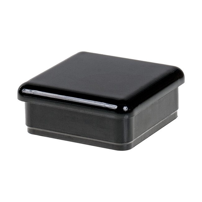 Square Plastic Standard End Cap 1-1/2in Sq | S53-2416BK