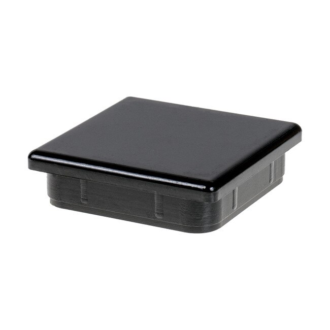Square Plastic Standard End Cap 2in Sq | S53-4818BK