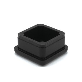 Square Plastic Standard End Caps for Tubing