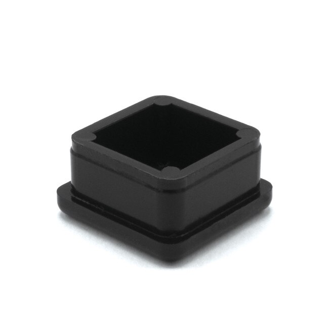 1in Sq | 16 Gauge ABS | Plastic Inside End Cap for Tubing | S51-3216-PARENT