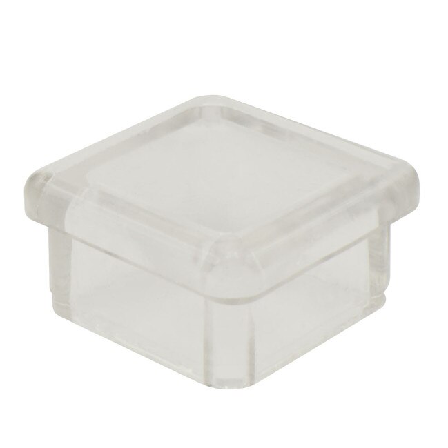 Square Plastic Standard End Cap 1in Sq | S56-16-3216BK