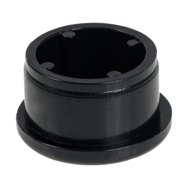 7/8in Dia | 16 Gauge Black Finish ABS | Plastic Round Inside End Cap ...