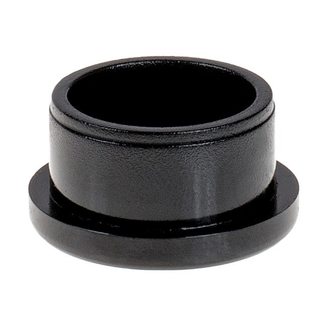 1in Dia | 14 Gauge Black Finish ABS | Plastic Round Inside End Cap for ...