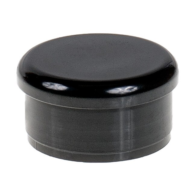 1in Dia | 18 Gauge ABS | Plastic Round Inside End Cap for Tubing | S53 ...
