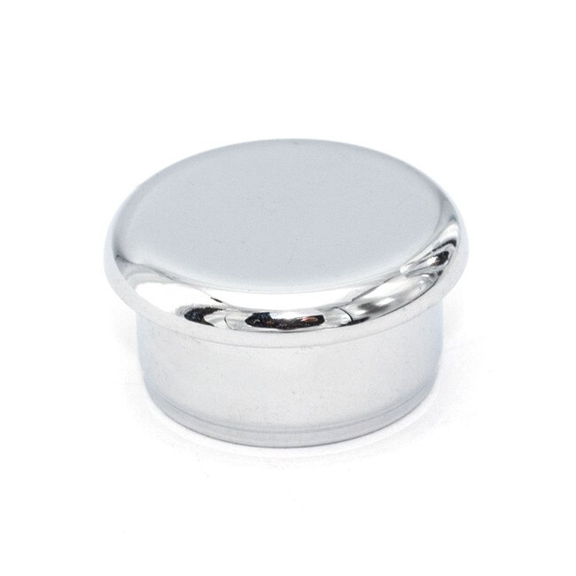 1in Dia | 14 Gauge ABS Chrome Plated | Plastic Round Inside End Cap for ...