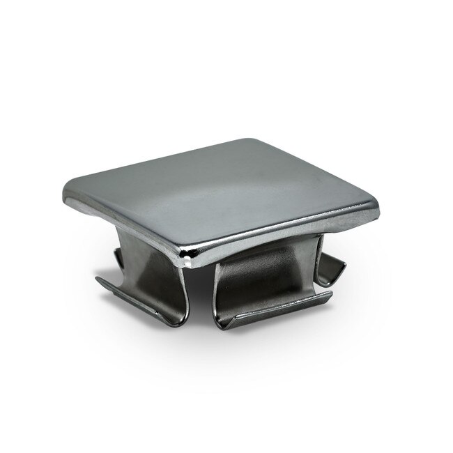 Metal Inside Spring Loaded End Cap 1in Sq | T48-U2-WH-12