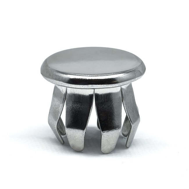 Metal Inside Spring Loaded End Cap 5/8in Dia | T64-U2-WH-12