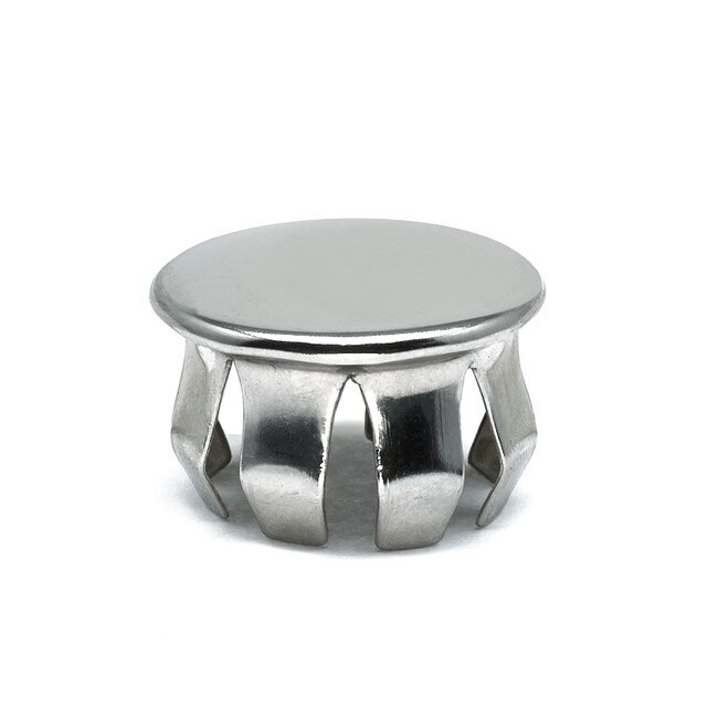1in Dia | 16 - 18 Gauge Bright Nickel Plated Steel | Metal Inside ...