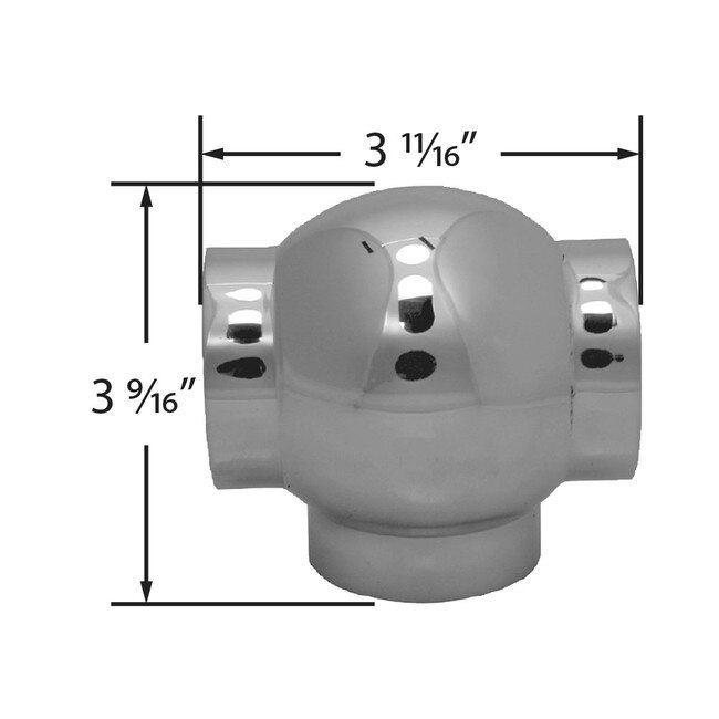 Ball Fitting for Railing Fits 2in Dia Rail | S83-203