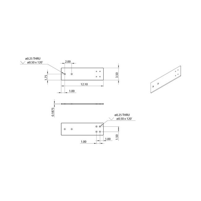 Fast Cap Black Speed Brace Stealth Bracket