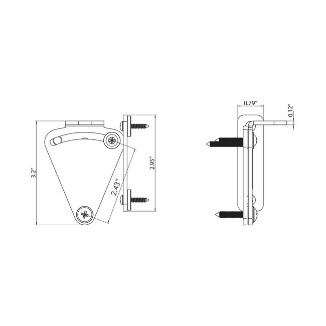 Latch for Sliding Barn Door | SDH-LATCH