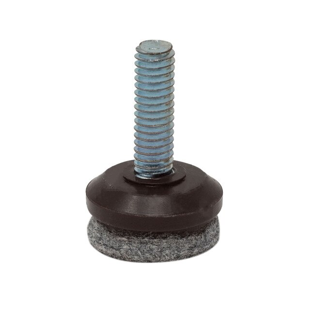 Felt Bottom Furniture Leveler 5/16-18 x 1in Long | SGL-325