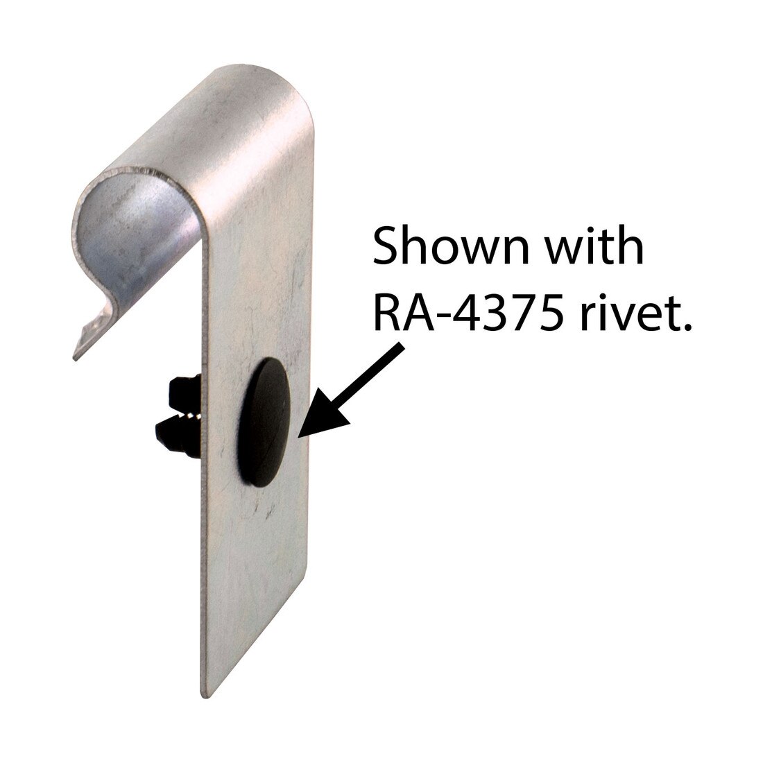 Zinc Plated Steel Sign Clip For 3/8" Wire