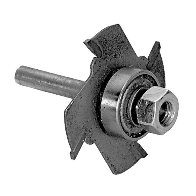 2 Or 4 Wing Carbide Tipped Tee Moulding Blade For 3/16" Slot