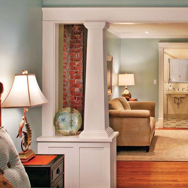 Tuscan Cap and Base Set For Square Tapered Fiberglass Columns 16in ...