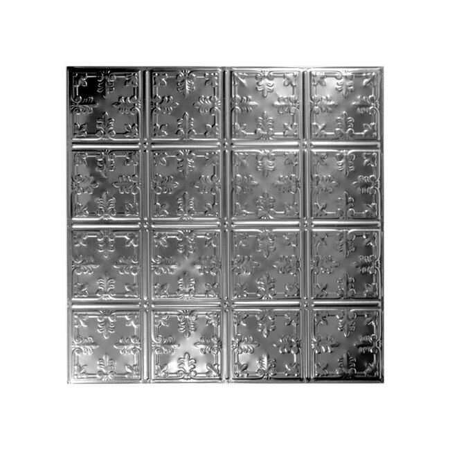 48-1/2" Wide x 18-1/2" High Stainless Steel Pattern 210 Backsplash Panel